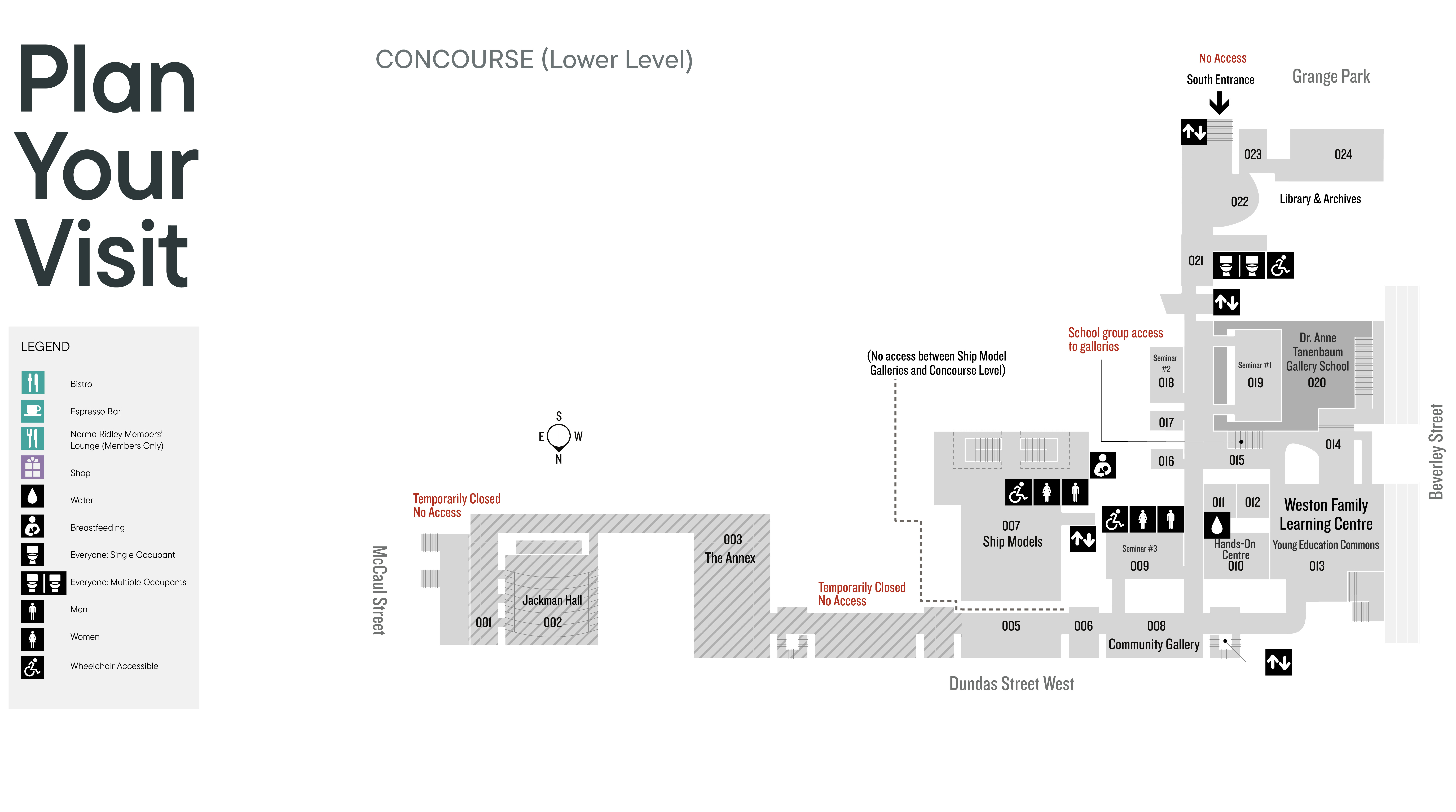 Gallery Map | Art Gallery of Ontario